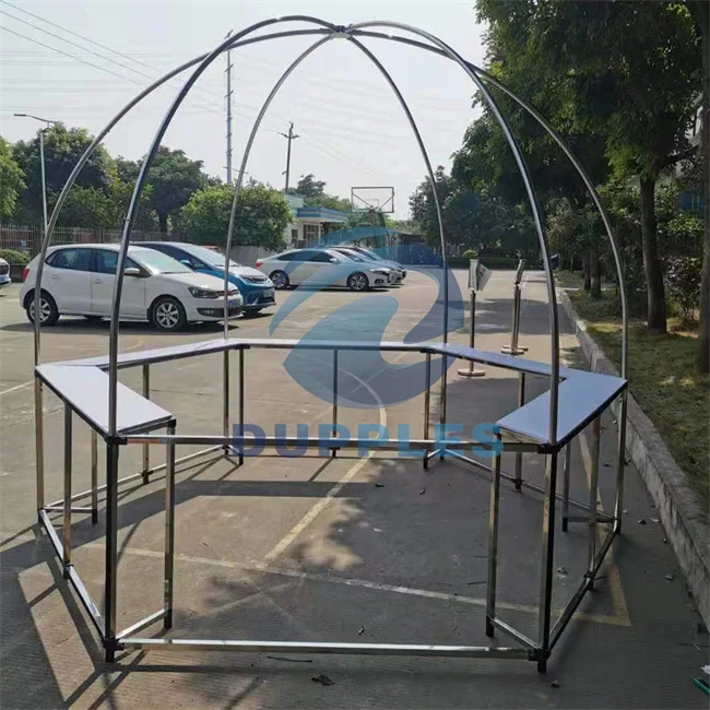 Customized Branding Geodesic Collapsible Booth Canopy Dome Kiosk Tent ...