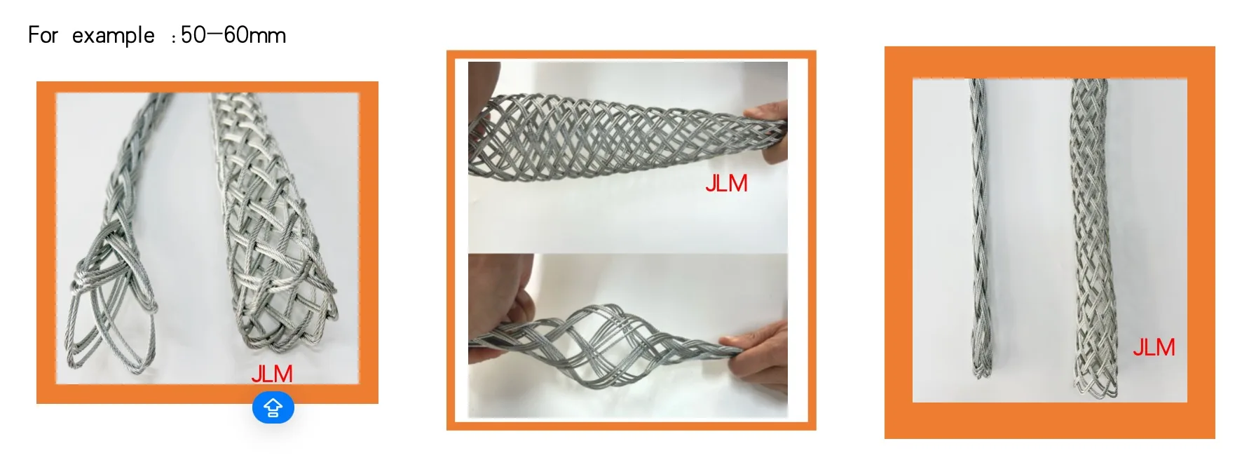 Heavy-Duty Cable Pulling Grips Galvanized Stainless Steel Cable Grips ...