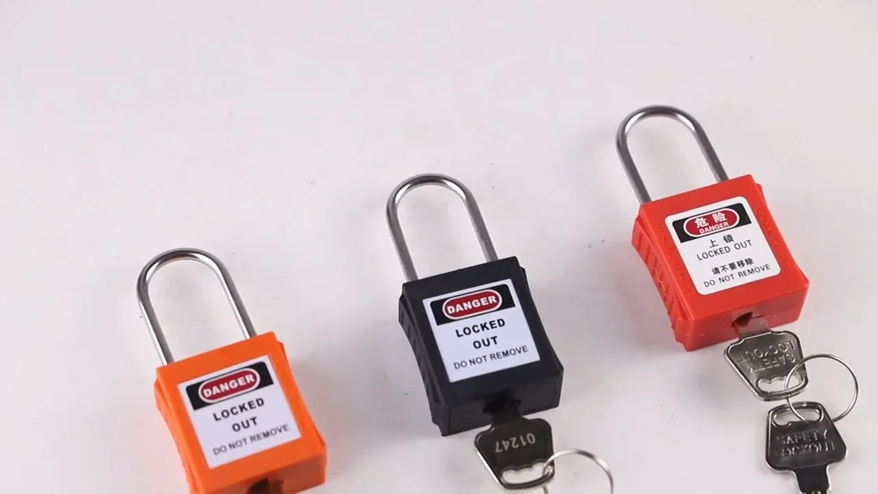 Zenex Oem Waterproof Custom Safety Lockout Tagout Padlock With 4mm Stainless Steel Beam To ...
