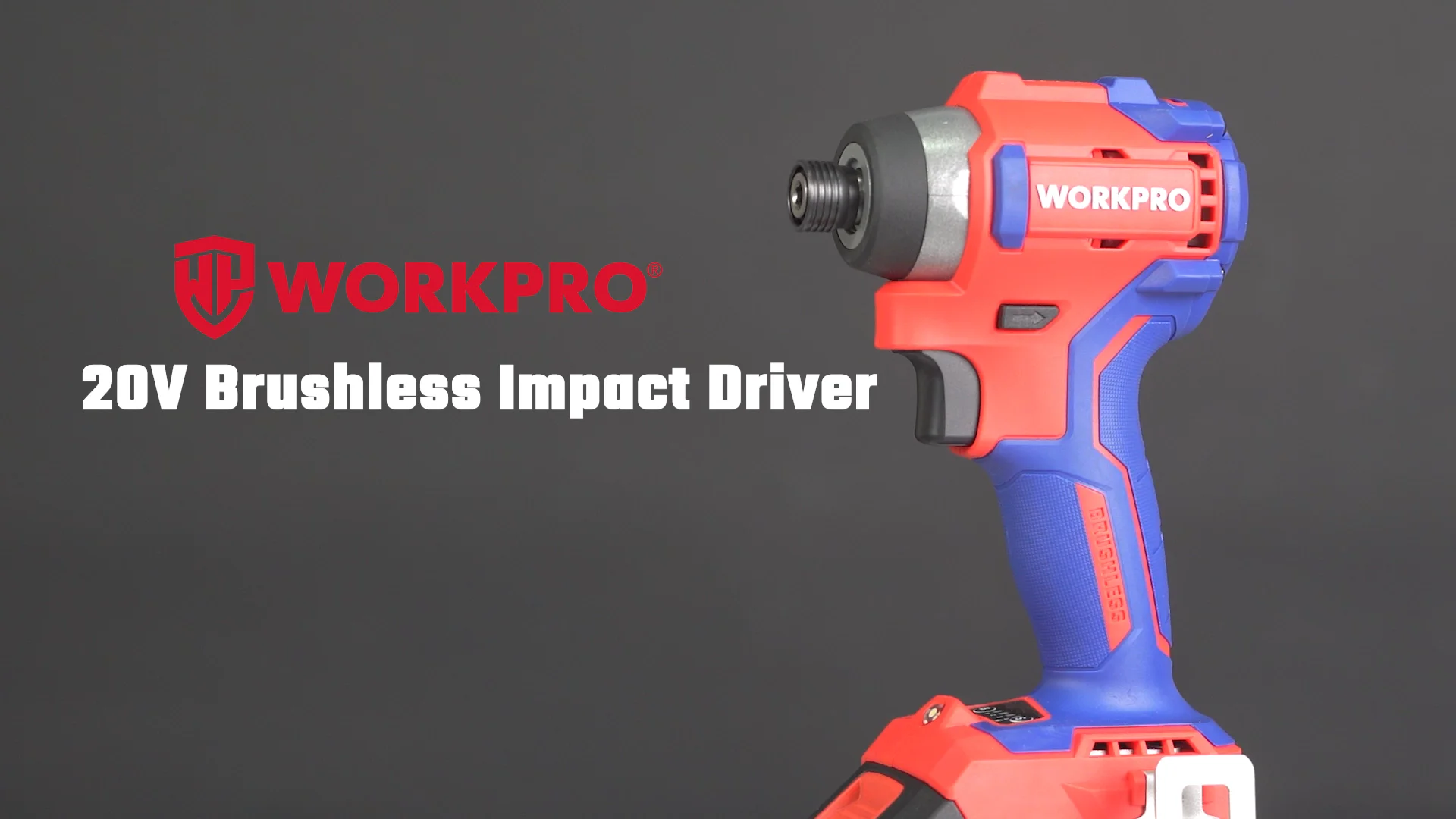 Workpro 20v 6.35mm(1/4") Brushless Impact Driver With 2.0ah Battery Pack Set - Buy Workpro ...