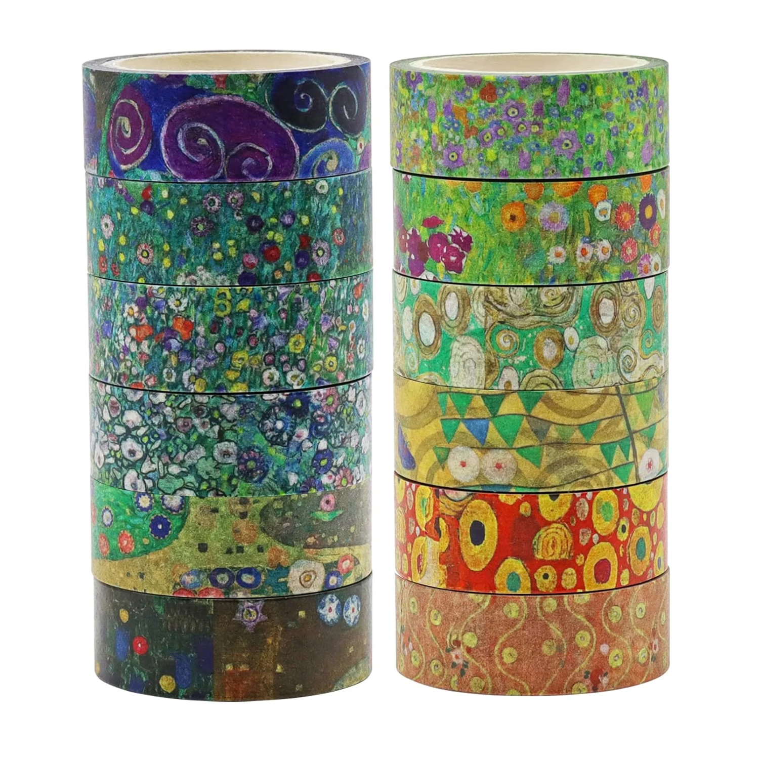 2024 Vintage Japanese Paper Oil Painting Printing Washi Tape Single ...