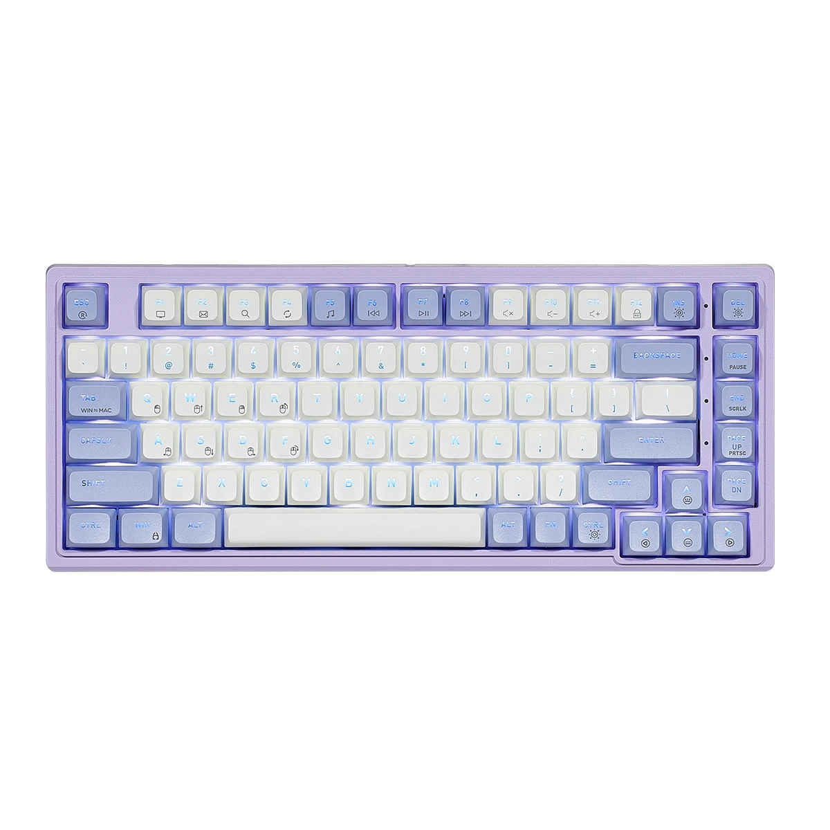 Custom Logo Wired Usb Rgb Led Backlit Light Pc Computer 2.4g Wireless ...