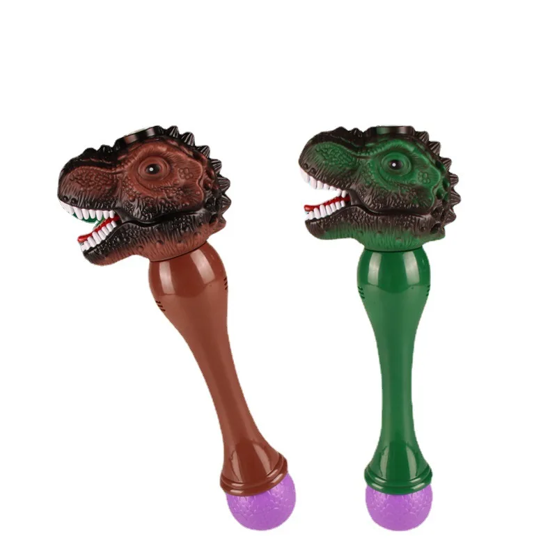 Light Up T-rex Bubble Blower Wand Dinosaur Bubble Wand - Buy T-rex ...