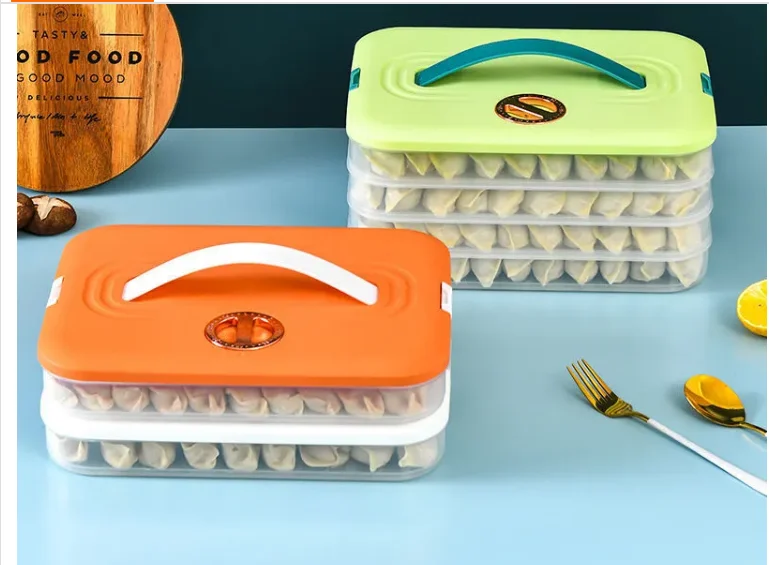 Best Price Kitchen Pantry Food Storage Box Cold Storage Dumpling Box ...