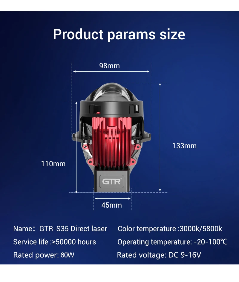 Gtr Laser High Powerful Lighting Performance S35 Laser Bi-led Projector ...