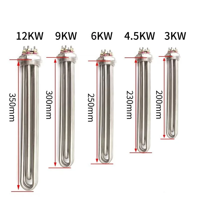Inline Electric Heater Element for Water Heater Pipe Dn50 2" Industrial ...