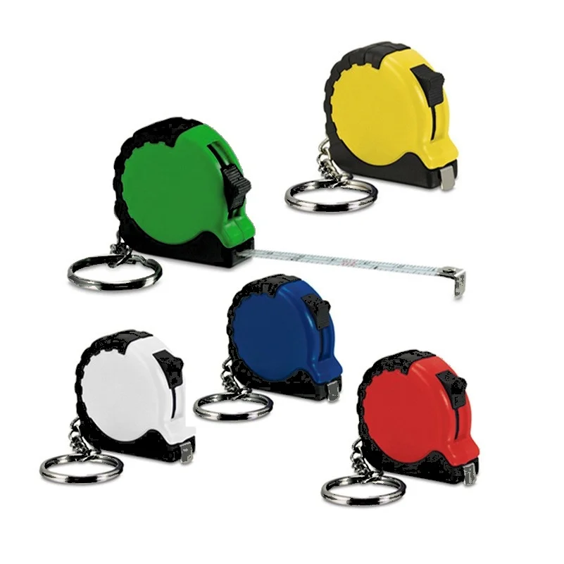 Marketing Mini Grip Tape Measure Keychains - Back to School