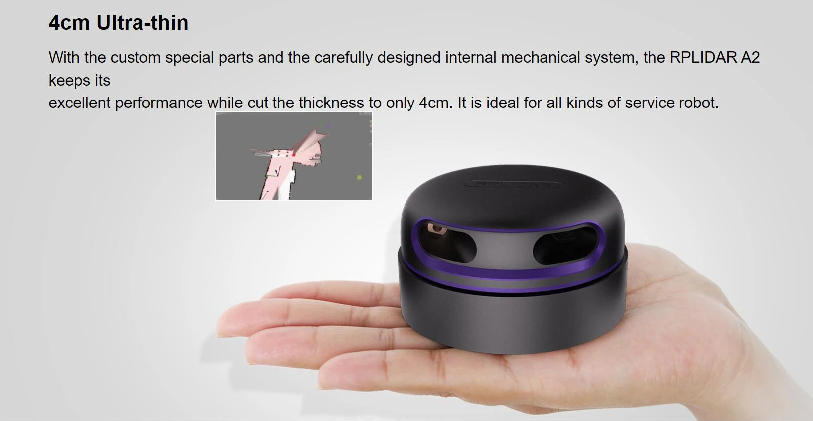 Slamtec Rplidar A2m12 Lidar Obstacle Avoidance 360 Degree 2d Laser Scanner 12-meter Measuring ...