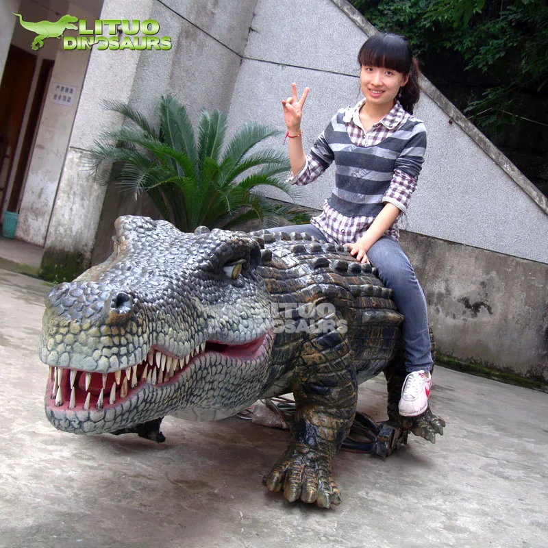 Life Size Animatronic Crocodile - Perfect for Parks & Playgrounds