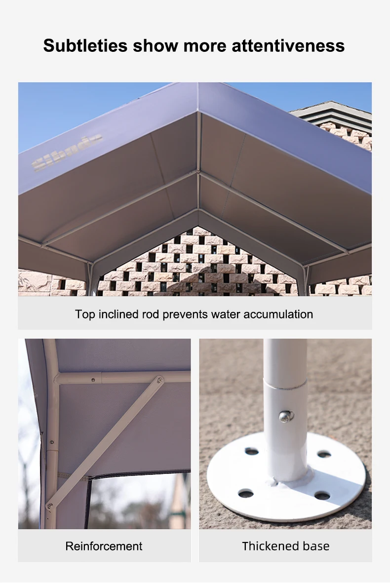 Outdoor Assemble Tent Gazebo 3x3 Garden Party Folding Trade Canopy Tent ...