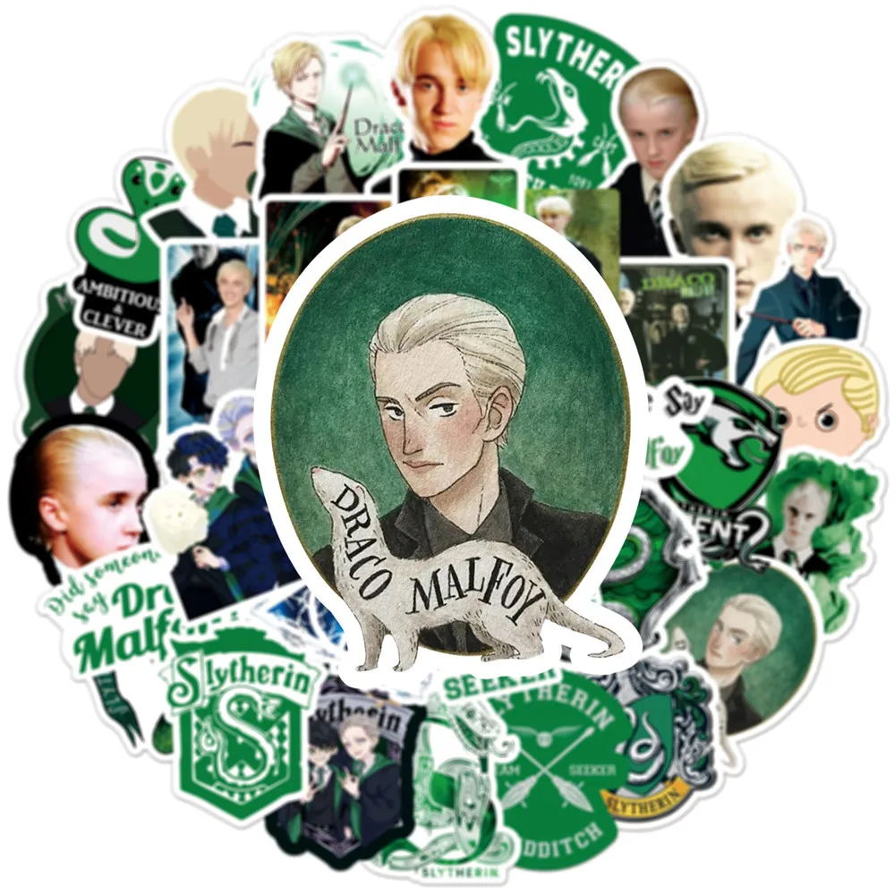 50pcs Draco Malfoy Character Graffiti Sticker - Waterproof PVC