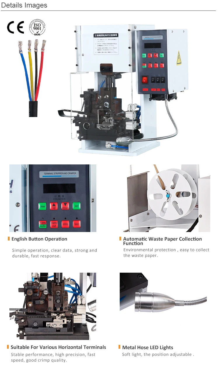 EASTONTECH EW-50A - Precision Stripping and Crimping Machine