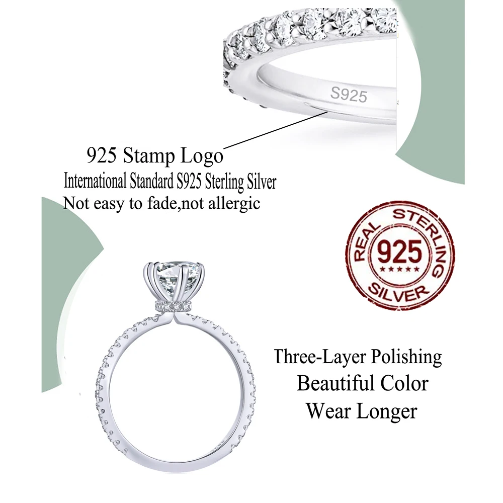Shop Our Minimalist Engagement Rings - S925 Sterling Silver