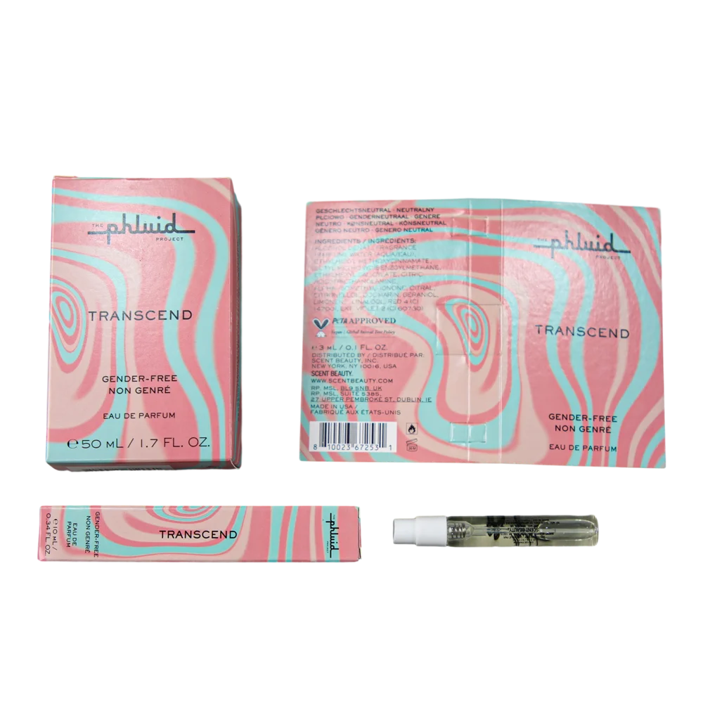 Customizable Perfume Pack Fold Card - 5ml Fragrance Bottle