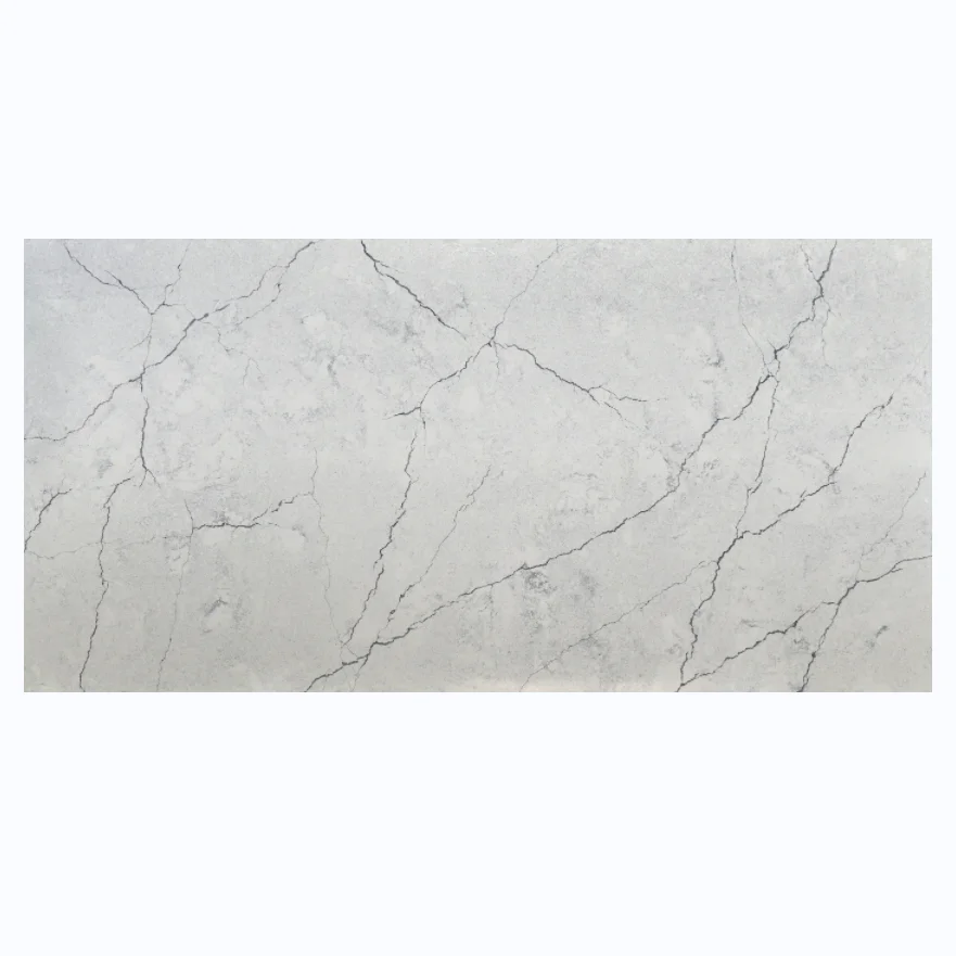 Factory High Density Calacatta Quartz Slabs Polished Surface Quartz ...