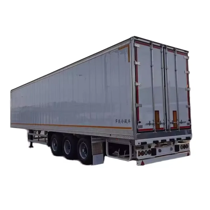European Standard 45ft Refrigerated Semi-trailer Steel Truck Trailers ...