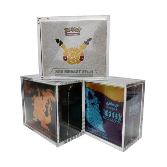 Custom Clear Acrylic Japanese Booster Box Display Case Wholesale Strong ...