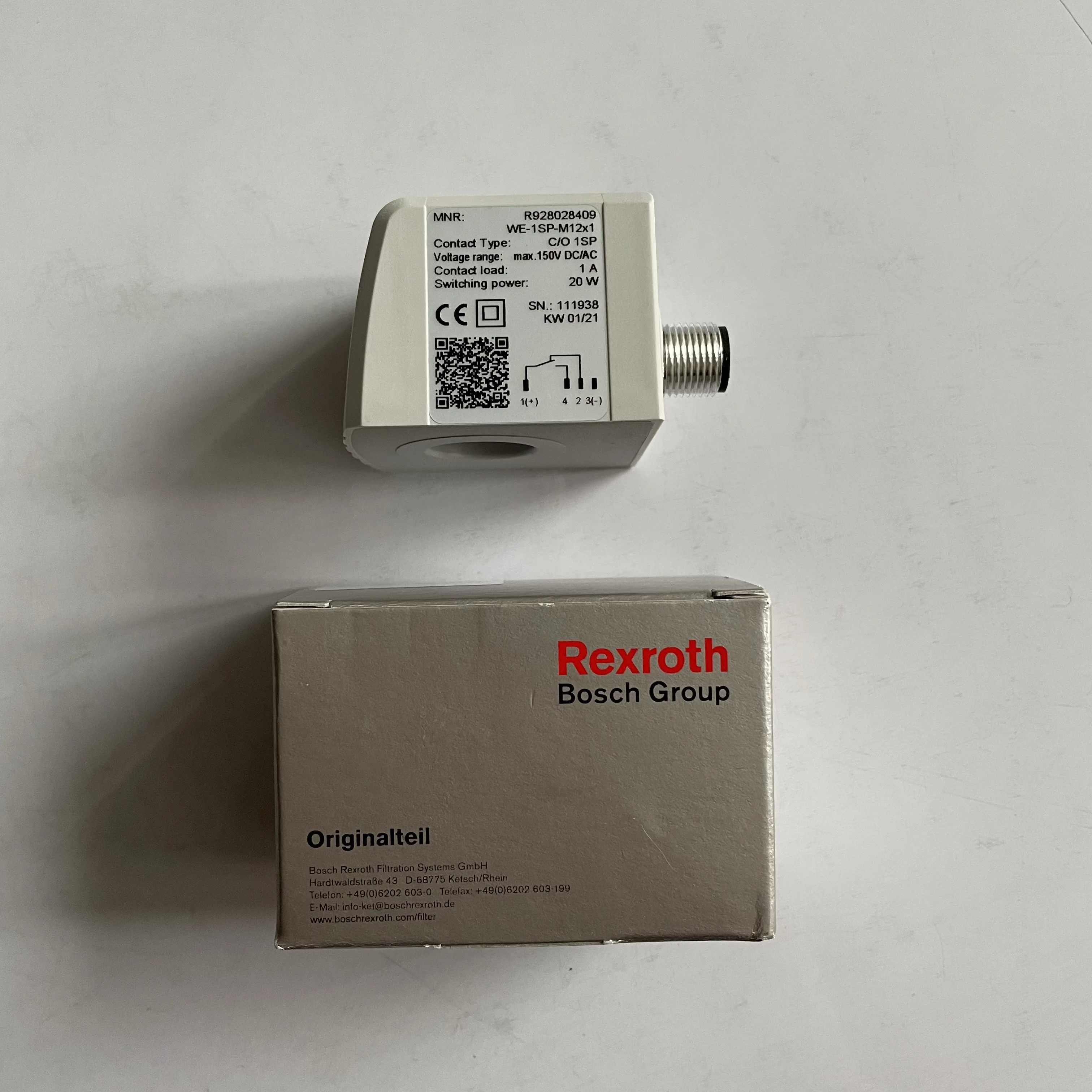 REXROTH R928028409 засорения индикатор WE-1SP-M12X1| Alibaba.com