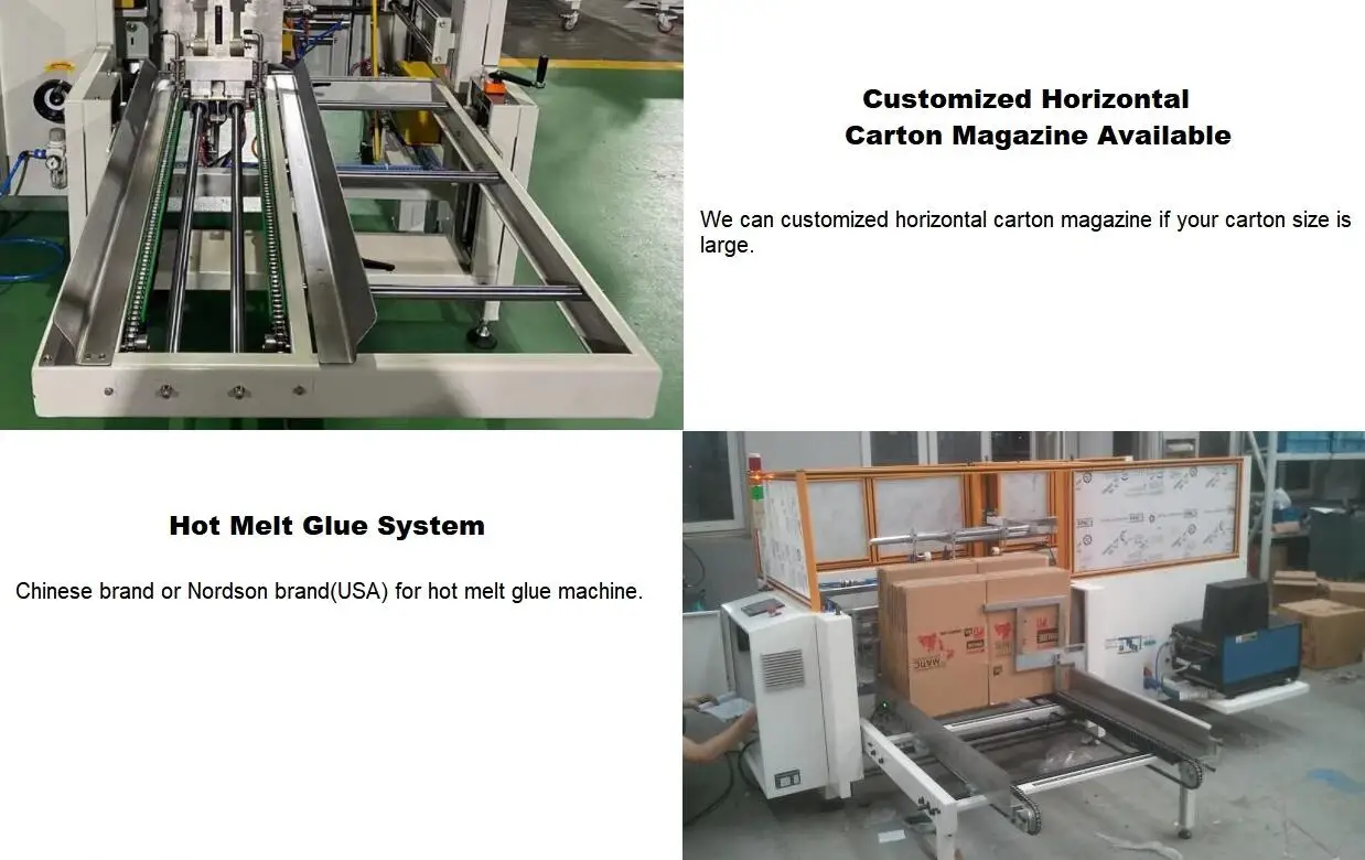 Food Industry High Quality Automatic Case Carton Erector Erecting ...