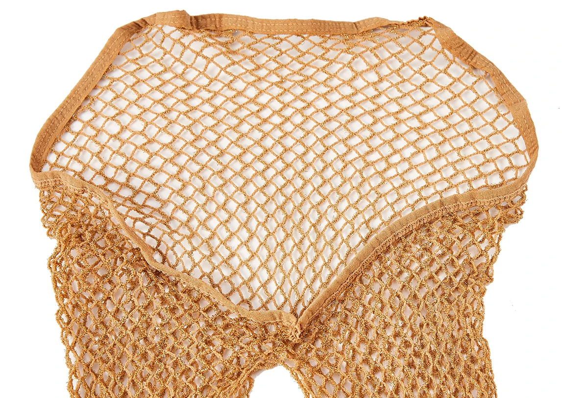 Plus Size V-Cut Carnival Stockings - Glitter Fishnet Tights