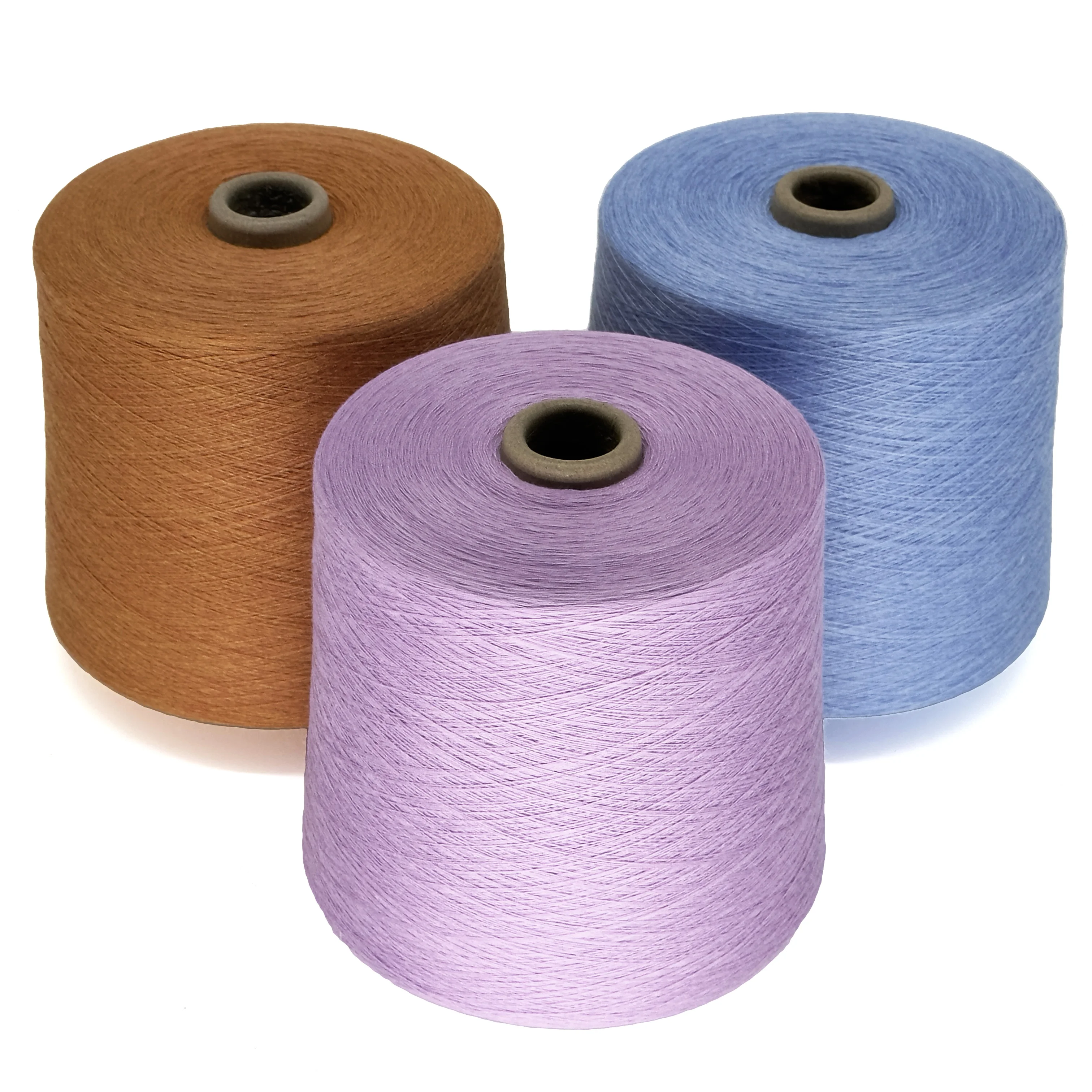 Blended Yarn 28s/2 Core Spun Yarn For Knitting Sweater - Buy Blended ...