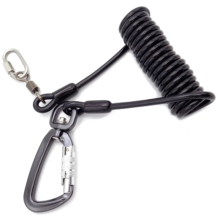 Xinjieda Oem Functional Retractable Steel Wire Rope Pvc Tool Lanyard ...