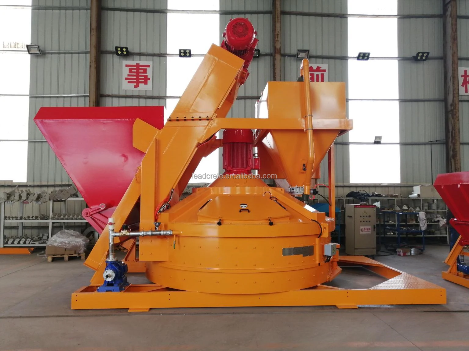 1250 Liters Castable Refractory Conveying Planetary Concrete Mixers ...