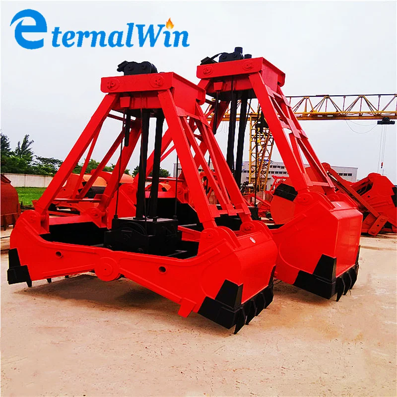 Metallurgy Machinery Claw Crane Machine Hydraulic Grab Four Rope ...