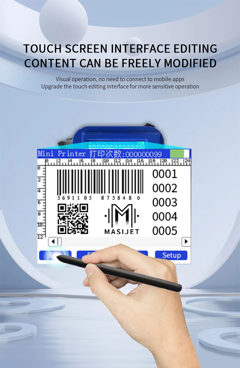 Small Portable Handheld Inkjet Printer Multi-color Ink Cartridge ...