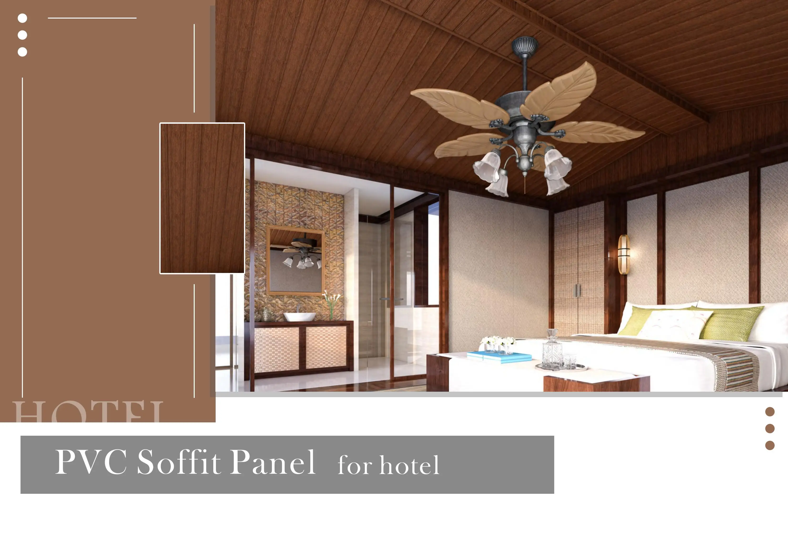 Wooden Color Vinyl Siding Eave Roof Panel J Trim Profile Pvc Soffit ...