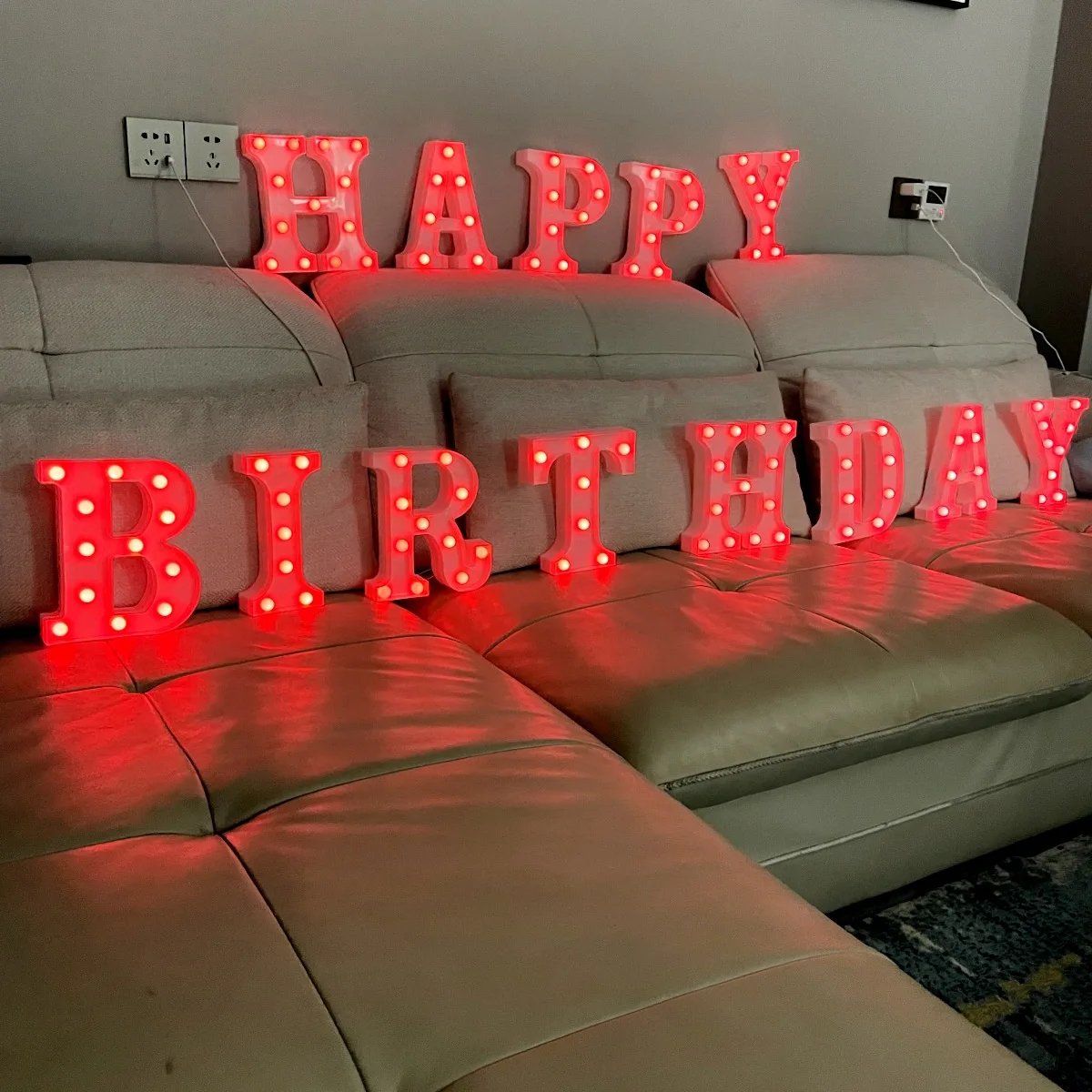Best Quality Led Box Letter Sign Light Battery Operated Marquee Letter ...