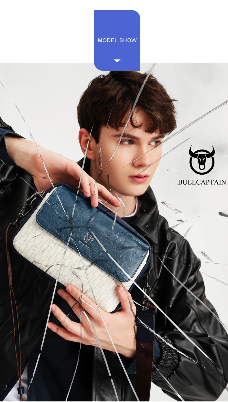 BULLCAPTAIN Messenger Bag - Versatile & Stylish Men's Handbag