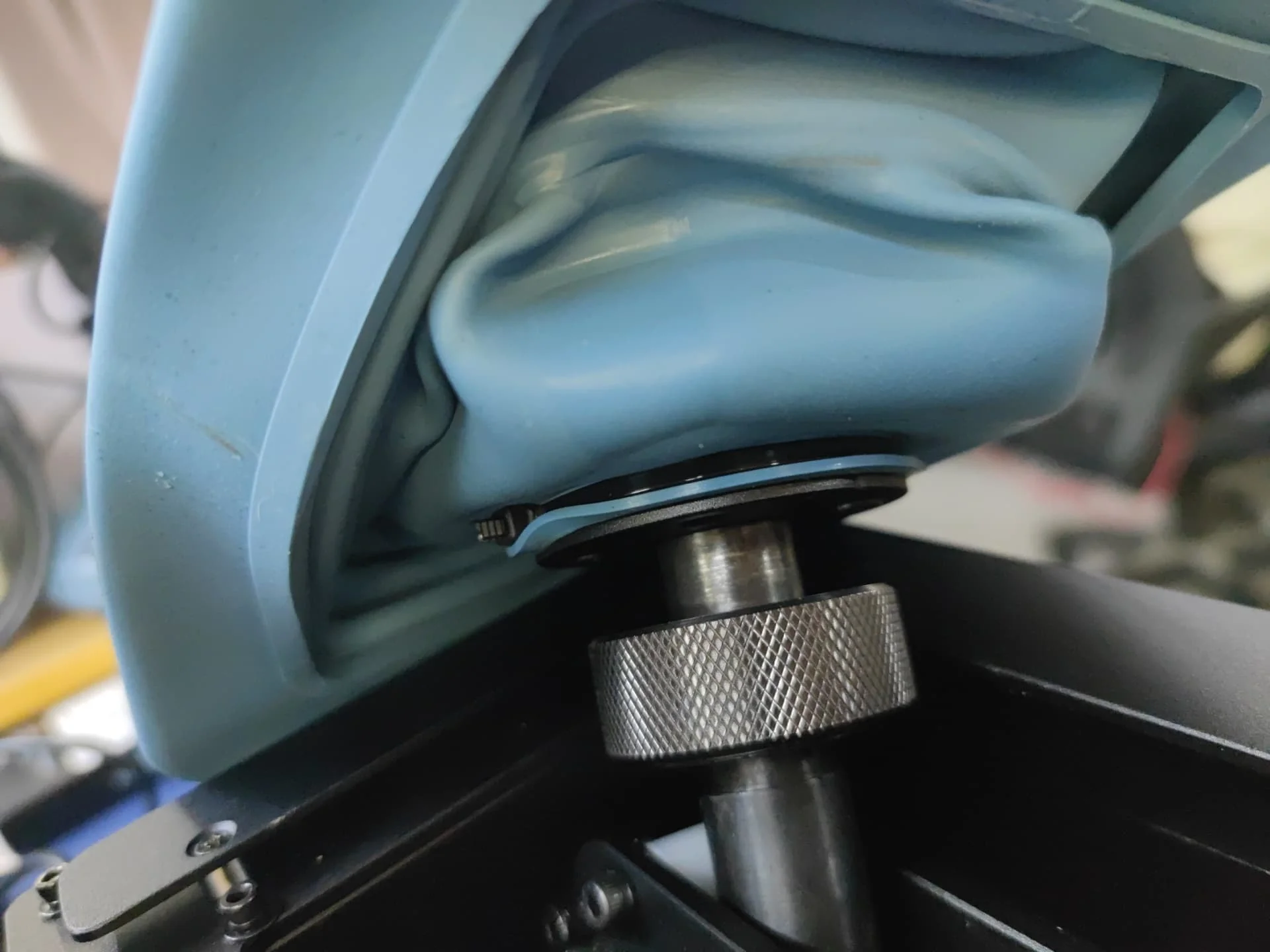 Blue Silicone Airbus A320 Flight Simulator Side Stick Gaiter OEM