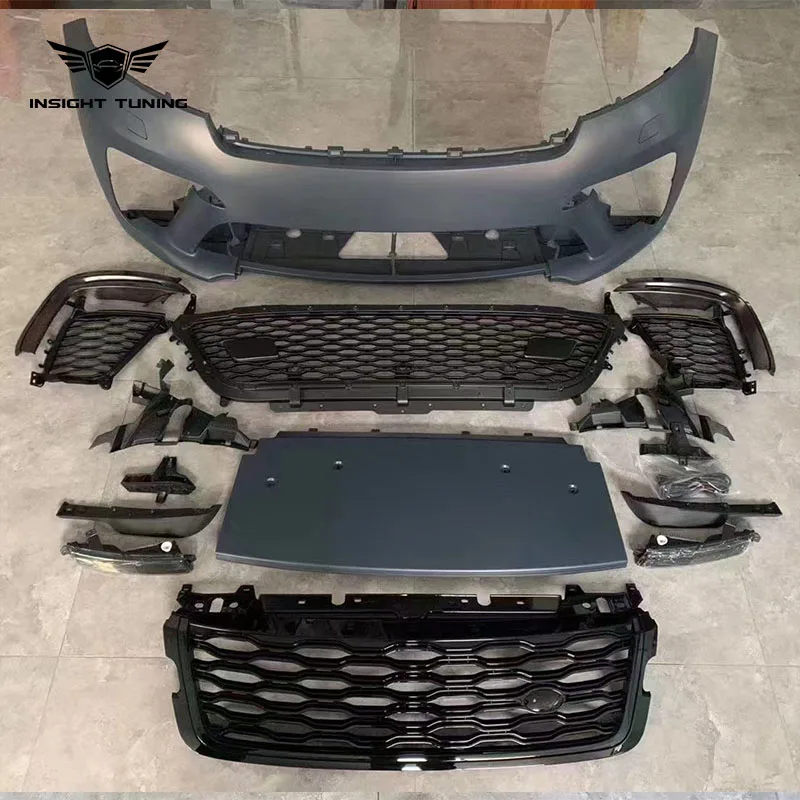 Pp Plastic Facelift Front Bumper Grille Bodykit for Range Rover Velar ...