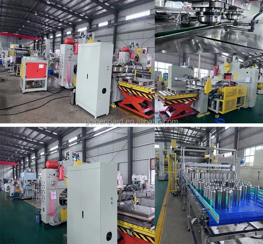 Automatic Aerosol Spray Tin Can Metal Lid Top Cover Bottom Production ...