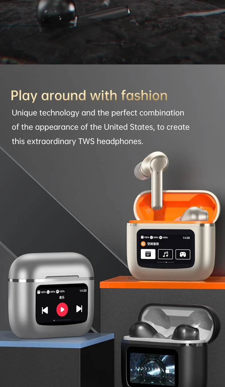 Noise Cancelling TWS Gaming Earbuds - Xinliang T68 PRO