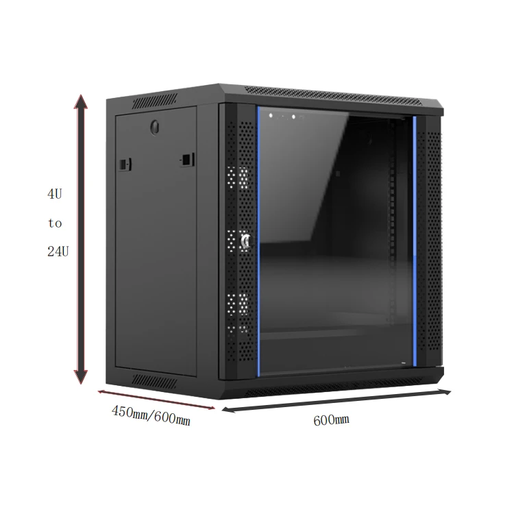 Professional Manufacture Small 19 Inch Wall Mounted Network Cabinet ...
