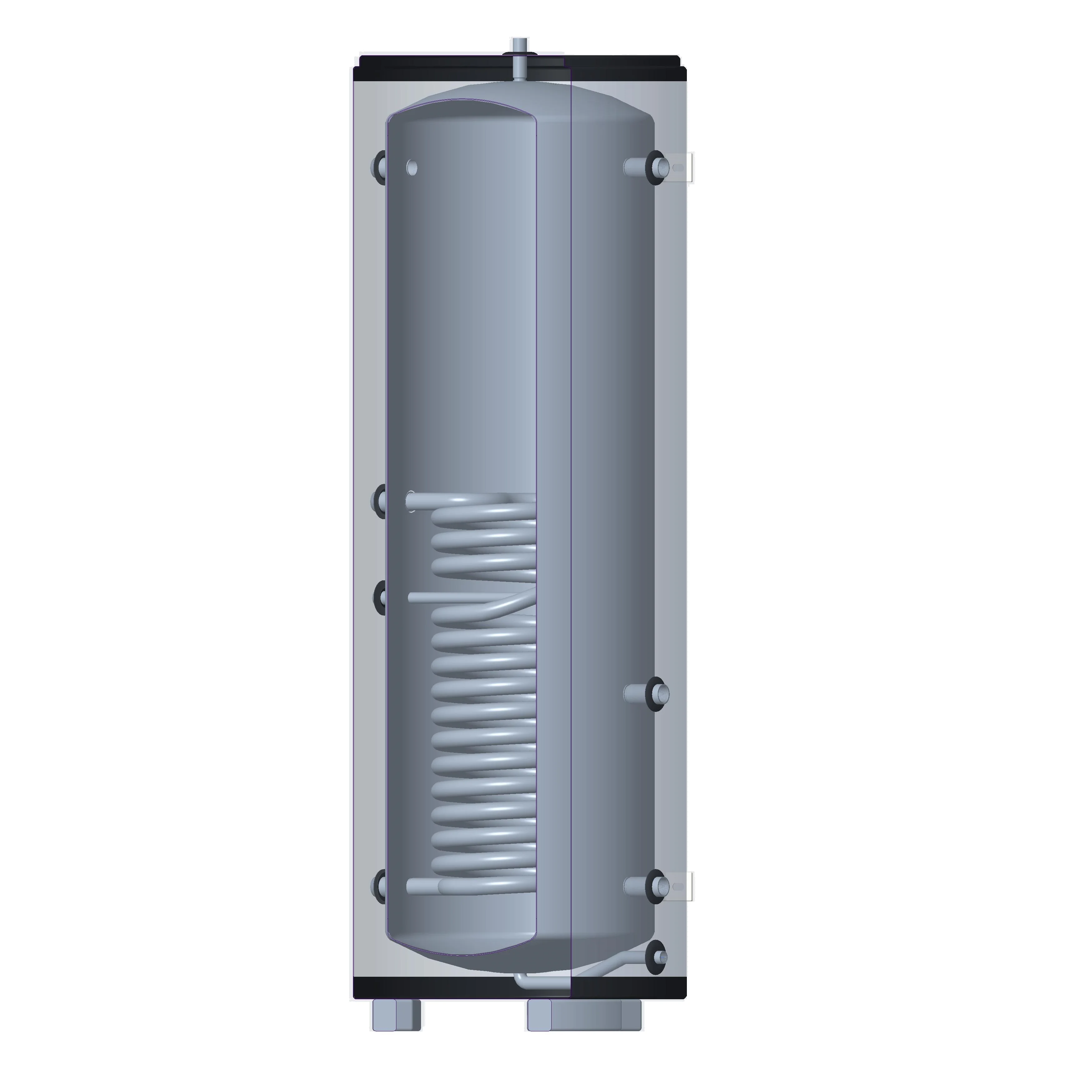 WOK Wholesale SUS304 316L buffer tank Customized family home use 50L 100L 250L 300L 500L hot ...