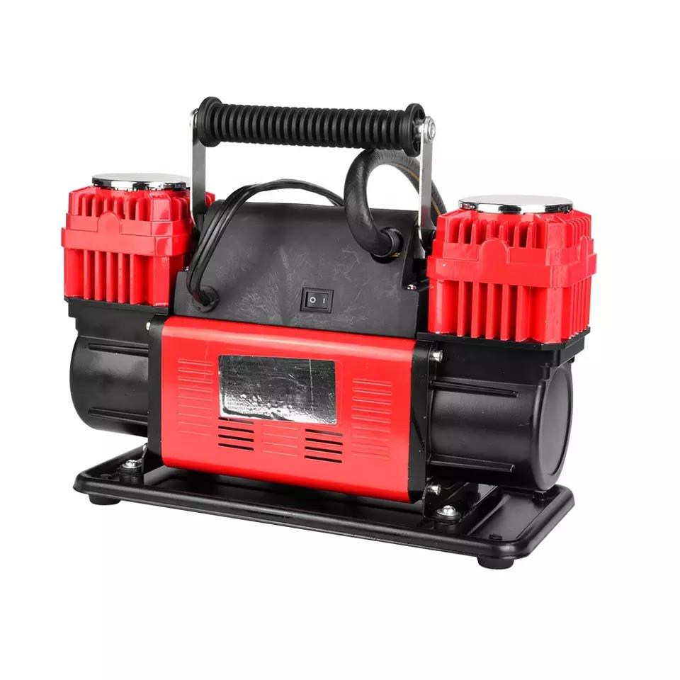 Dc Power Heavy Duty Double Cylinder Portable Car Air Compressor