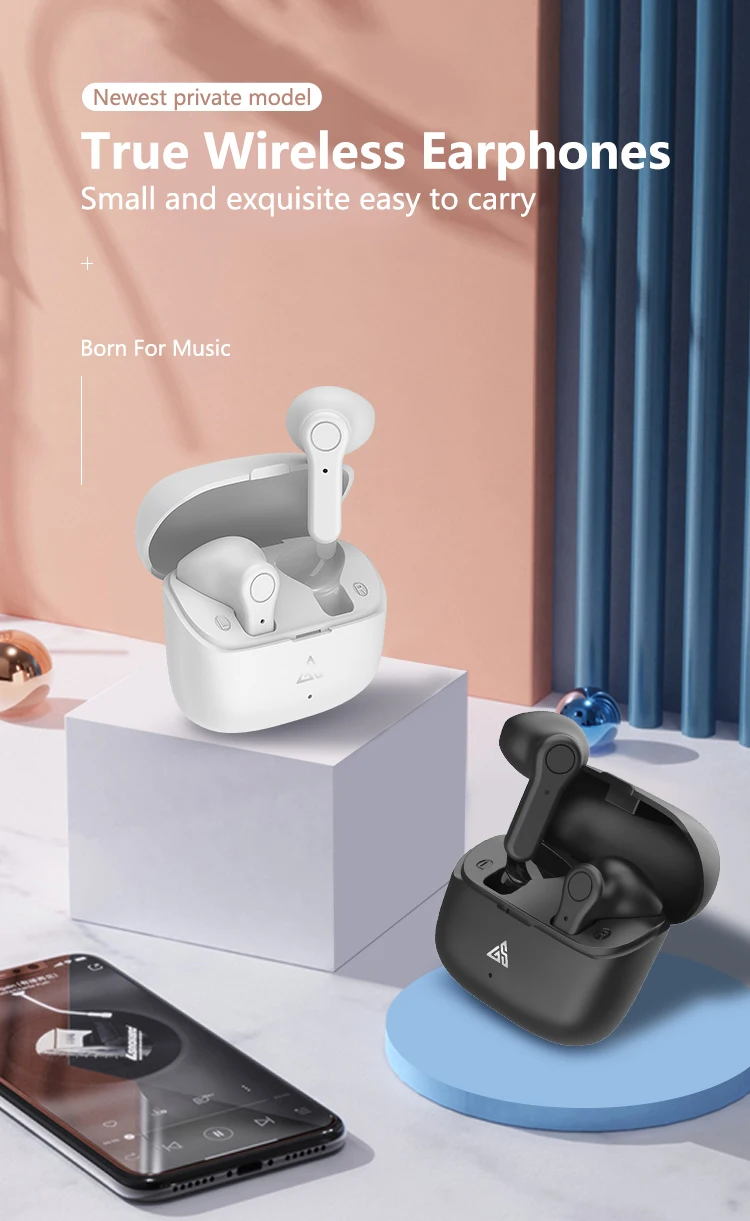 New Model Type-c Handsfree Buds Tws Earbuds Wireless Headphones ...