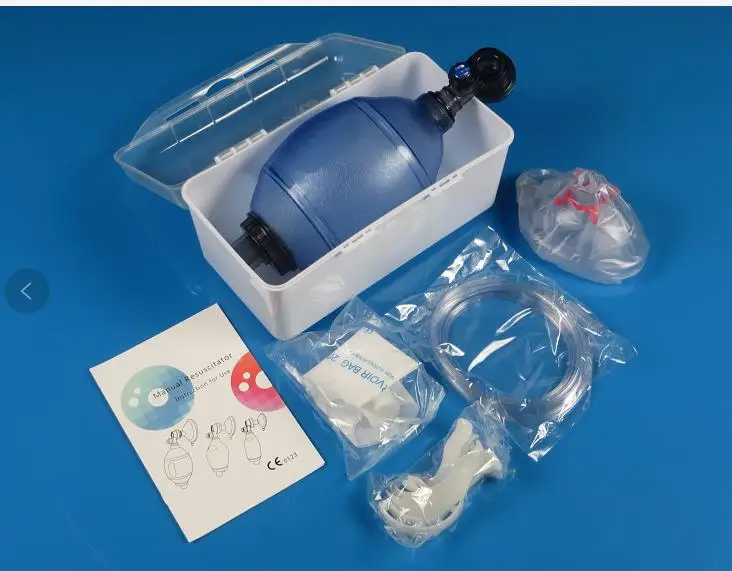 Veterinary Manual Resuscitator Oxygen Tube CPR First Aid Kit with ...