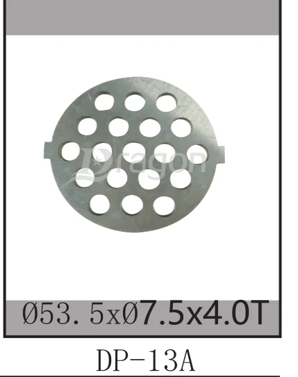 Meat Grinder Plate - Durable Stainless Steel Spare Part