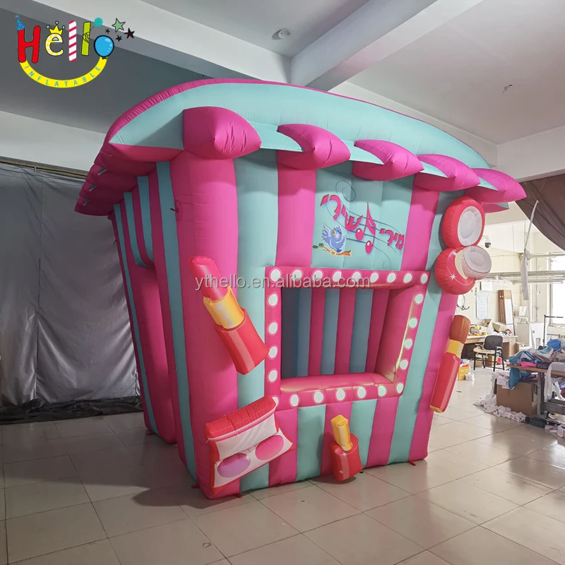 Pink Carnival Food Stand Tents - Sugar Shack Inflatable Concession Stands