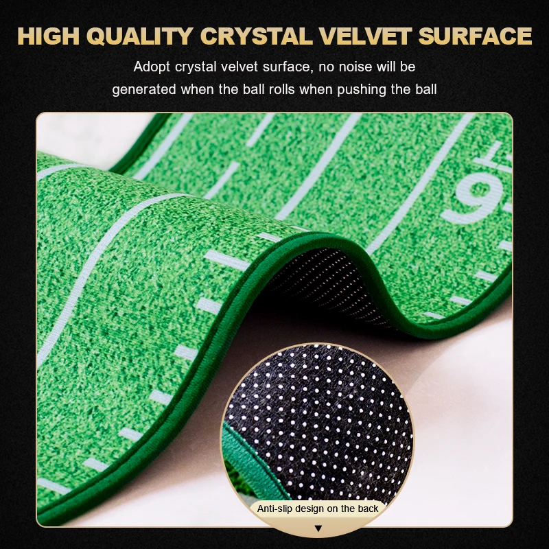 New Arrival Golf Putting Trainer Velvet Solid Wood Putting Green Golf ...