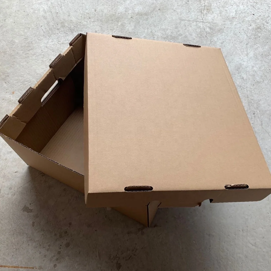 Sea Food Waxed Seafood Cardboard Packaging Carton Box For Vegetable ...