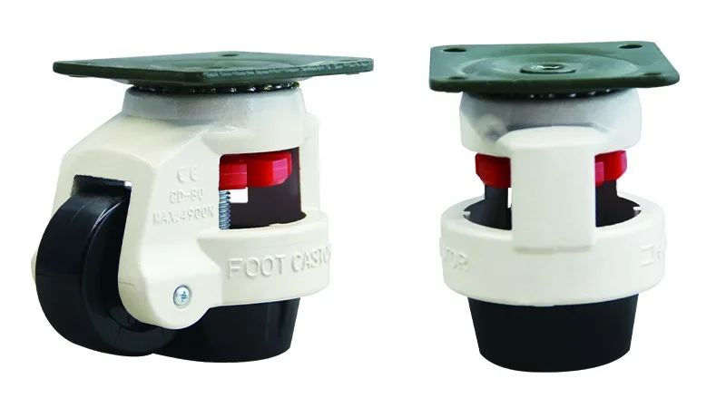 Medical Equipment Levelling Caster Industrial Retractable Wheel For ...