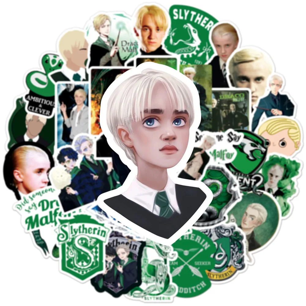 50pcs Draco Malfoy Character Graffiti Sticker - Waterproof PVC
