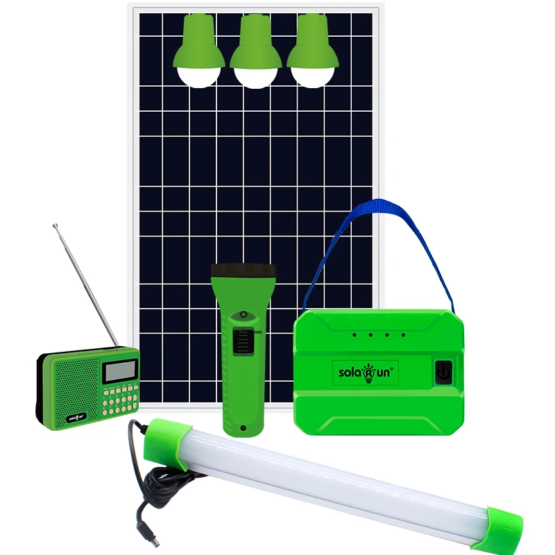 Latest Design Inversor Solar Emergency Kit Lighting System Anern ...