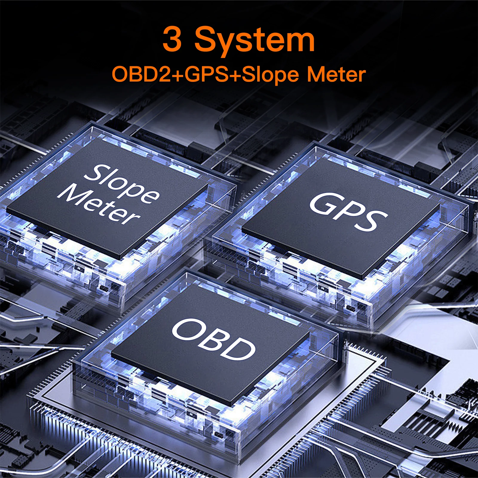 Acclope AP-6 OBD2 GPS Smart Gauge - Multi-Function HUD