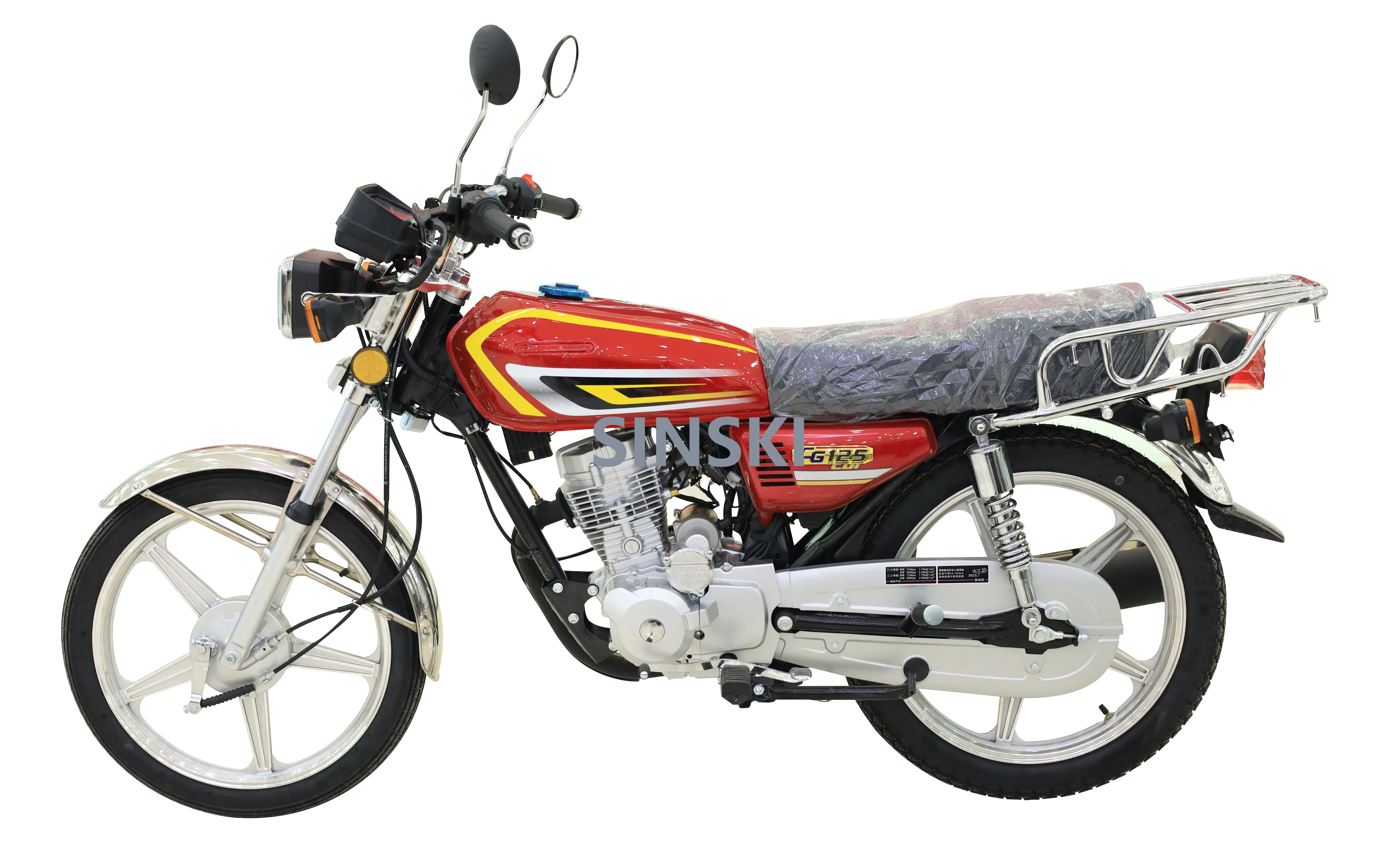 Sinski Motos Cg 125cc 150cc Popular Two Wheel Custom Gas Fuel Motorbike ...